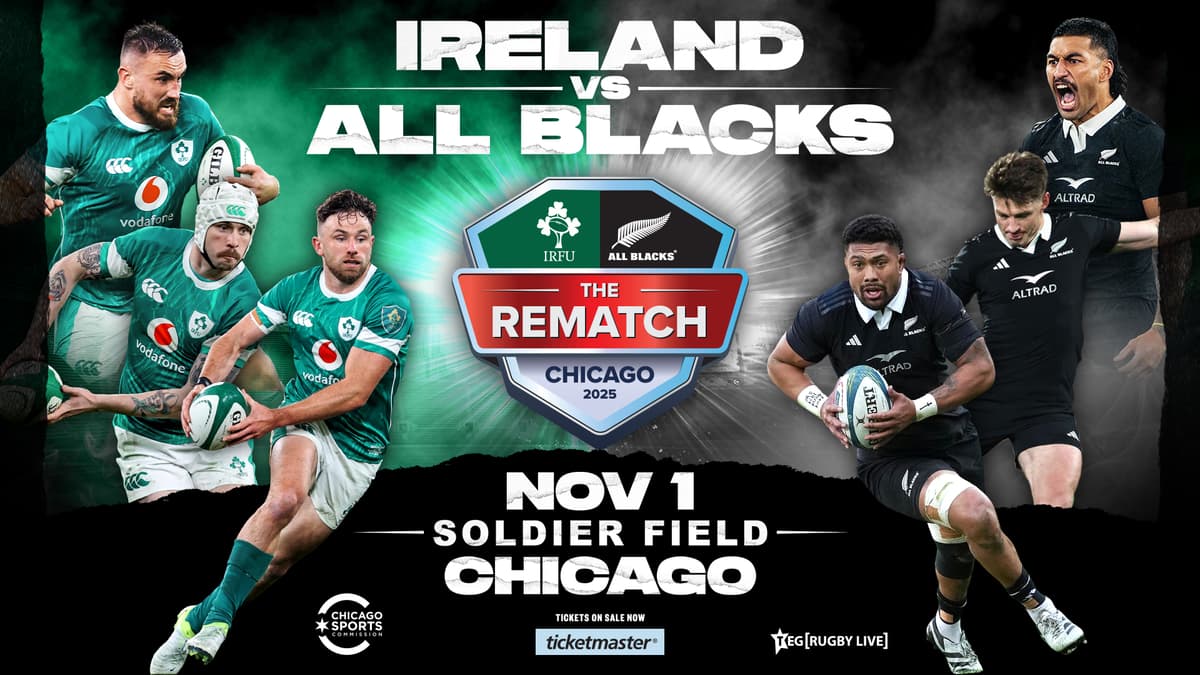 Ireland and the All Blacks Return to Chicago for International Rugby ...